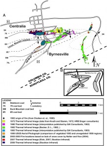 Centralia Mine Fire Burn Zone