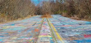 PennDOT Returns the Graffiti Highway in Centralia PA - Centralia PA